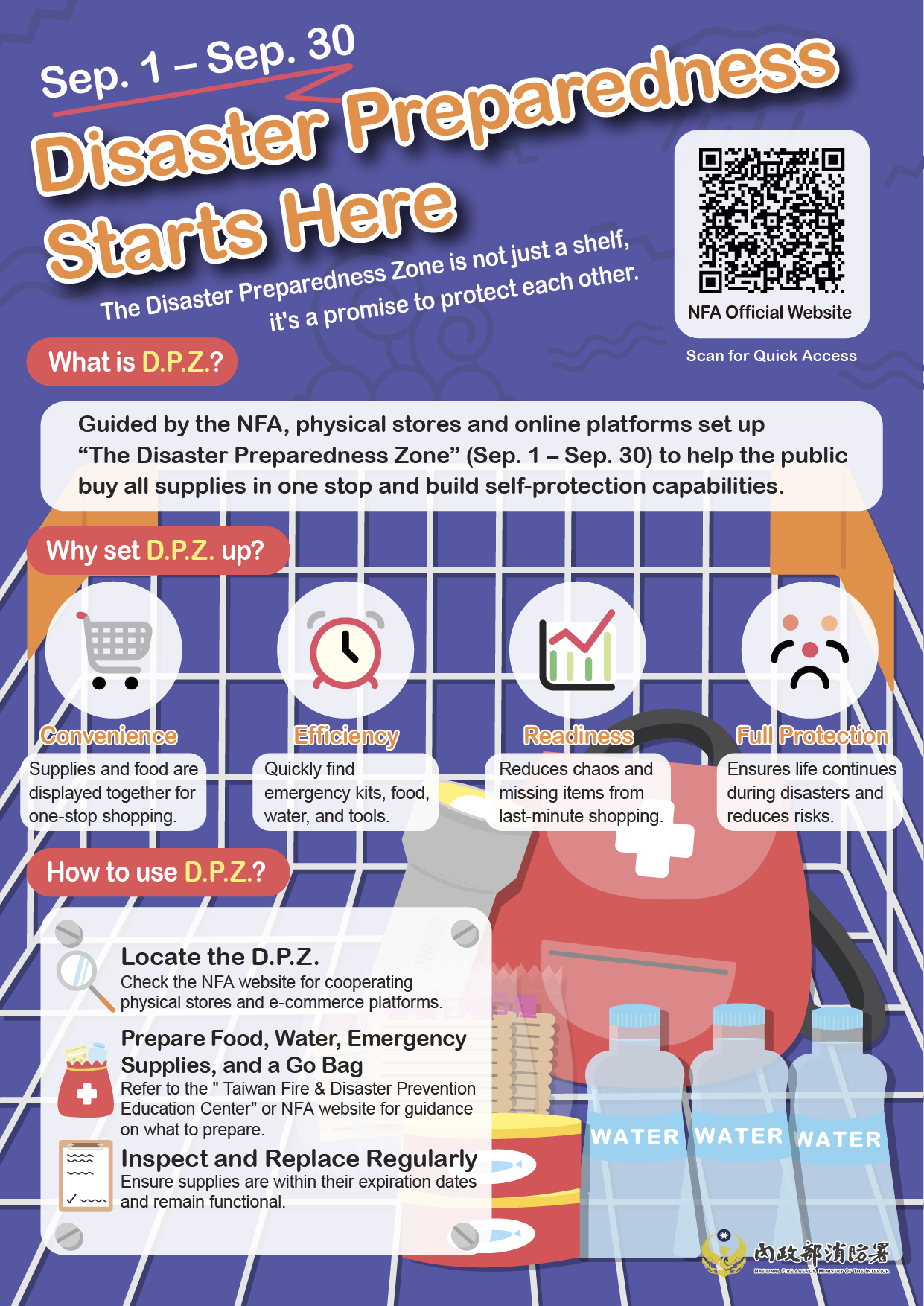 內政部消防署消防防災館 > Downloads > Posters > Others > Disaster Preparedness ...